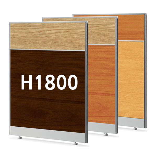 PVC 45T 우드 파티션 투톤 높이 1800 심플즈 - 즐거운 사무공간 심플즈