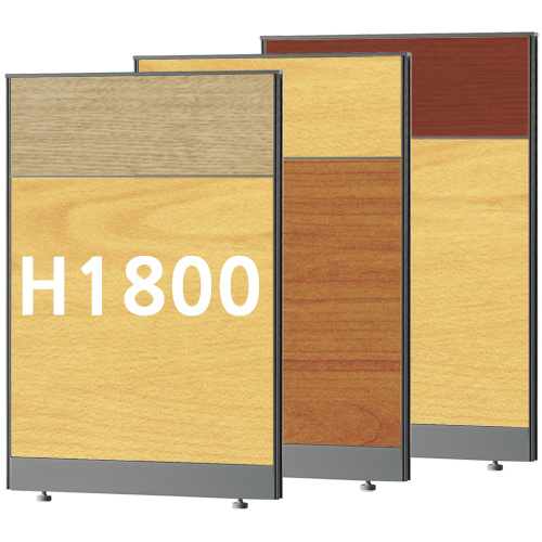 [KOSA] PVC 45T 시트 우드 투톤 파티션 H1800 심플즈 - 즐거운 사무공간 심플즈